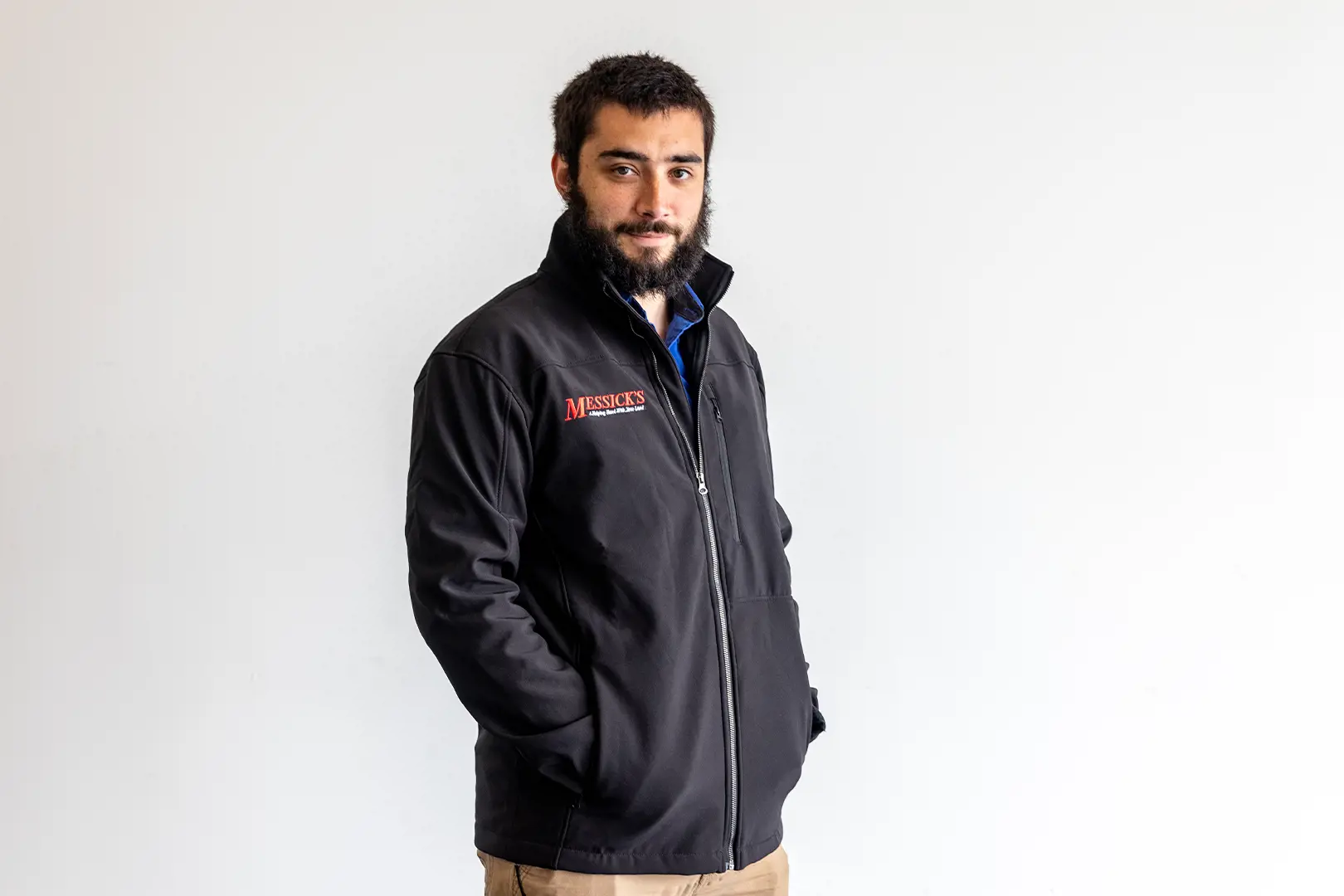 Messicks Apparel #MFEMBLACKJKT Messick's Mens Black Jacket