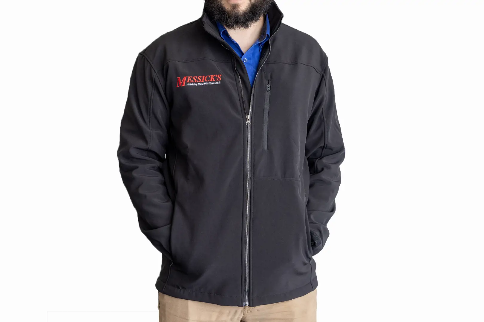 Messicks Apparel #MFEMBLACKJKT Messick's Mens Black Jacket