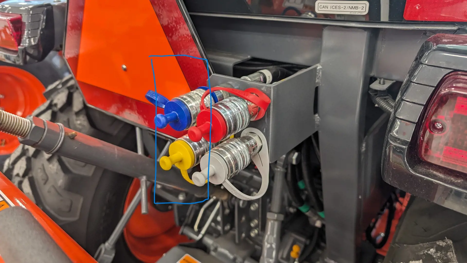 Kubota #B7372-B7305 2nd Position Lever Kit w/ Float Valve - LX10 Series ...