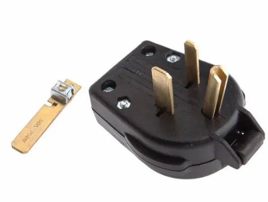 Forney #F57602 Pin-Type Electrical Plug, 230-Volt, 50 AMP (32531)