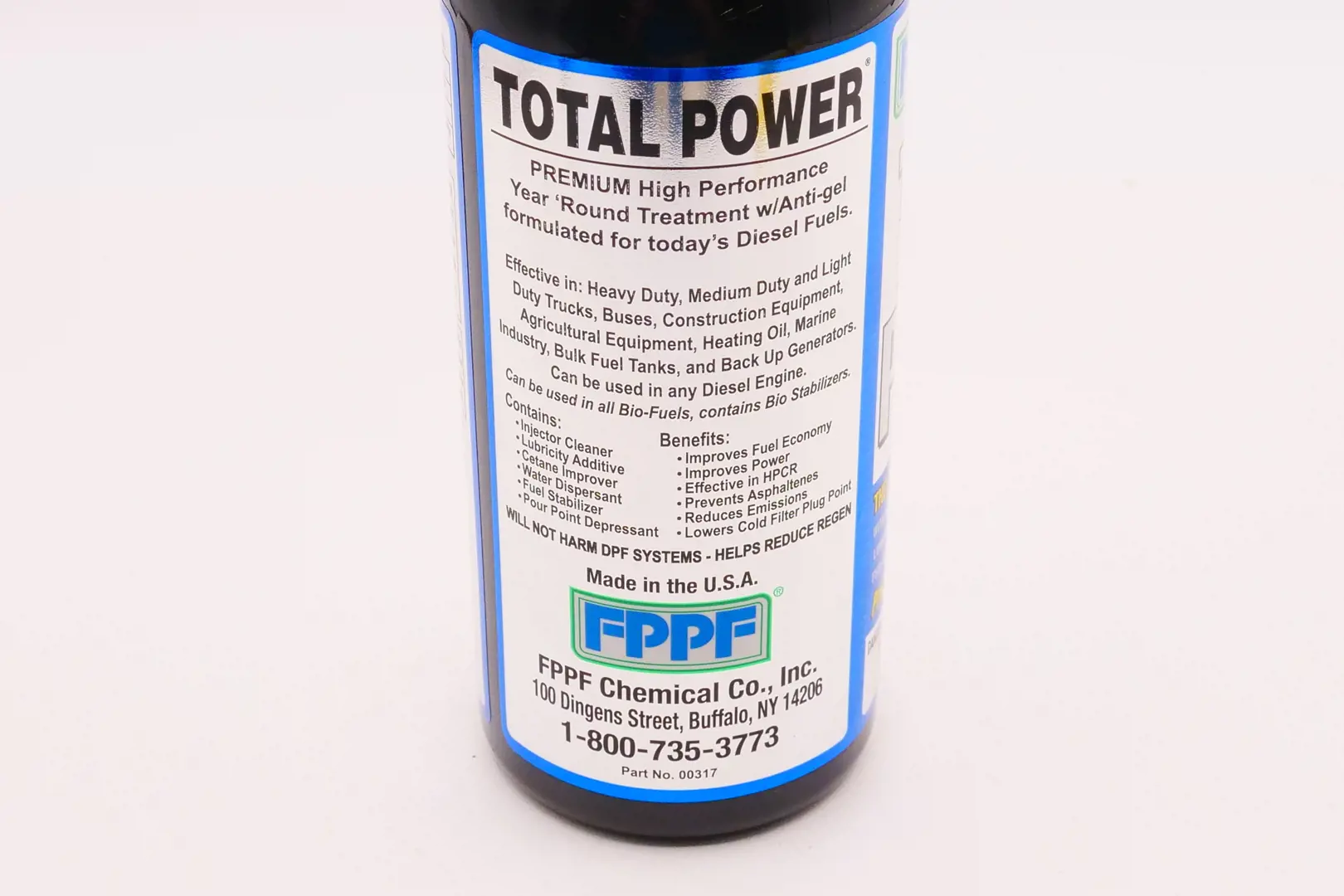 FPPF #00317 Deluxe Total Power Diesel Treatment - 12oz