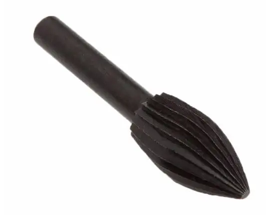 Forney #F60075 Rotary File, 1 in x 1/2 in x 1/4 in Football Shaped