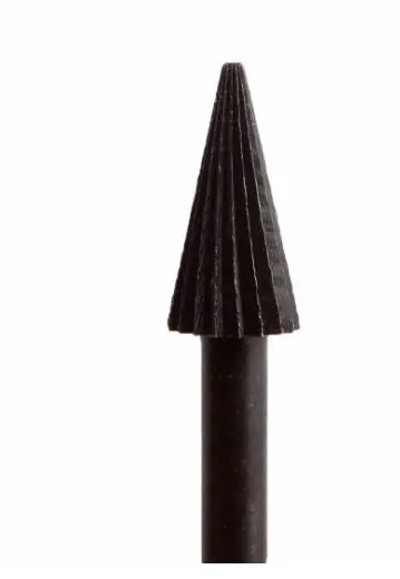 Forney #F60074 Rotary File, 1 in x 1/2 in x 1/4 in Conical Shaped