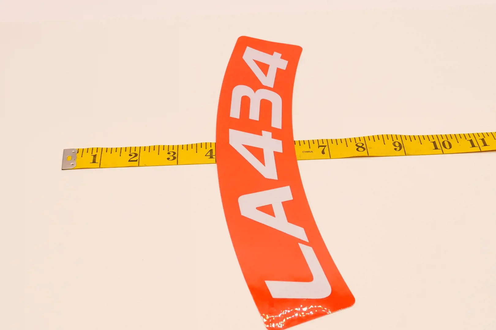 Kubota #7J061-58560 LABEL(LA434)