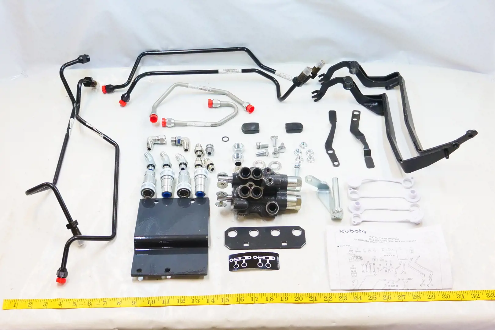 Kubota #BX2419A Dual Rear Remote Valve Kit - BX80 Series