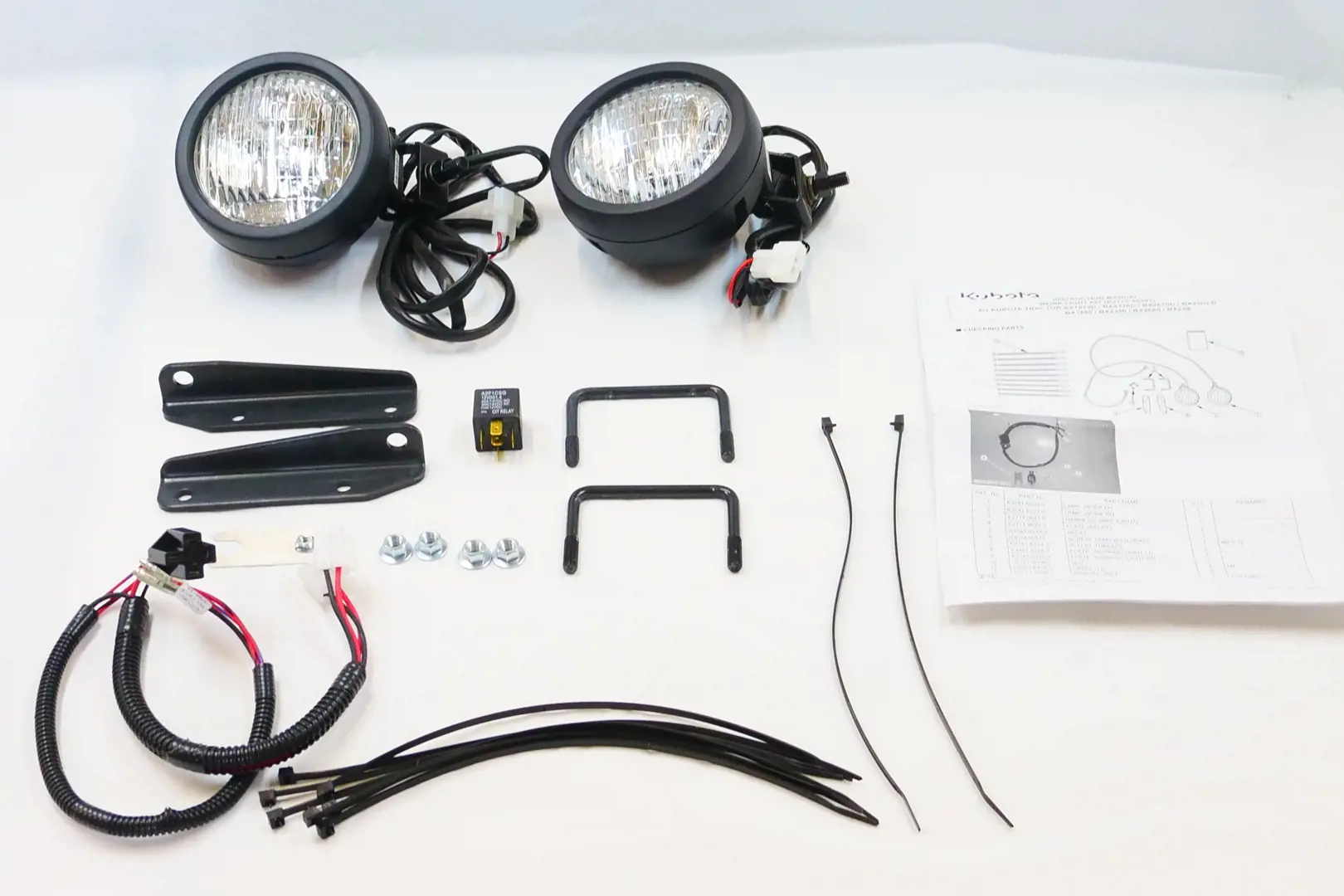 Kubota #BX7336 ROPS Mounted Light Kit for BX80 Series