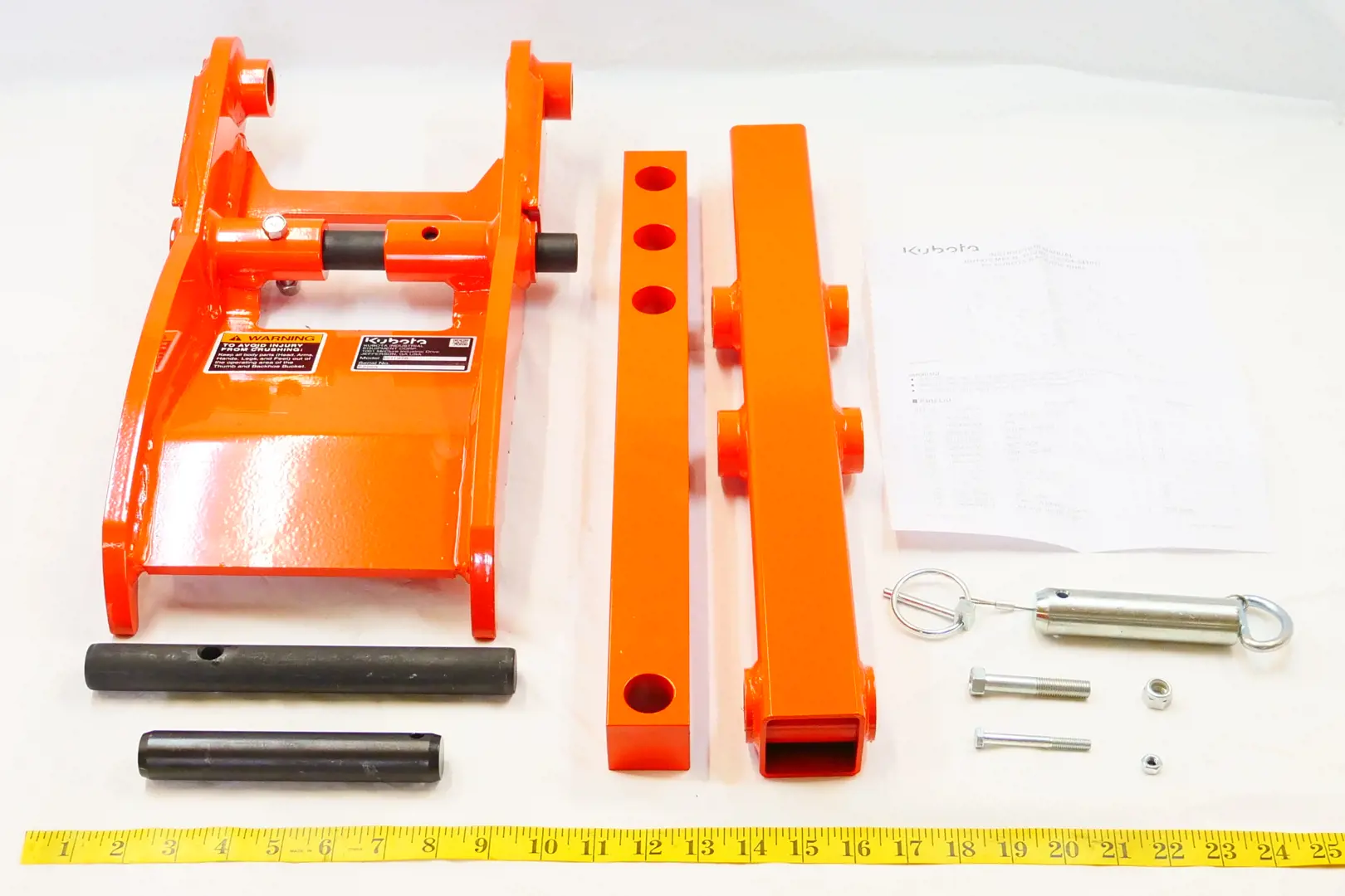 Kubota #BH1976 6 Position Mechanical Thumb for BH65, BH70, BH76 & BH77 ...