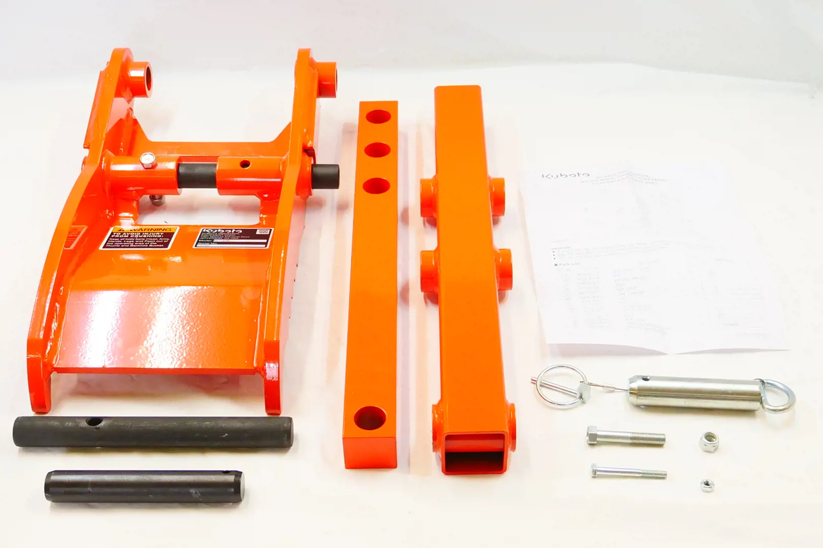 Kubota #BH1976 6 Position Mechanical Thumb for BH65, BH70, BH76 & BH77 ...