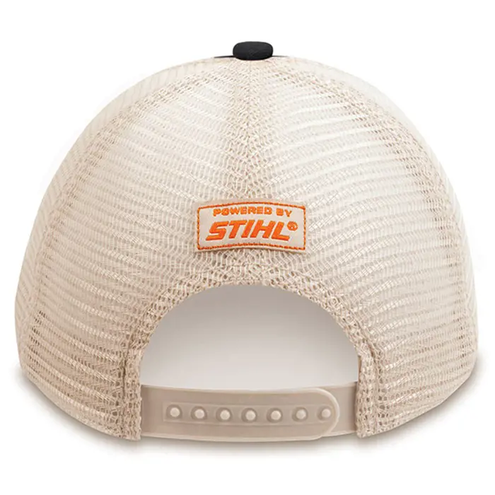 Stihl Apparel #8402229 Stihl Washed Black Twill & Mesh Cap