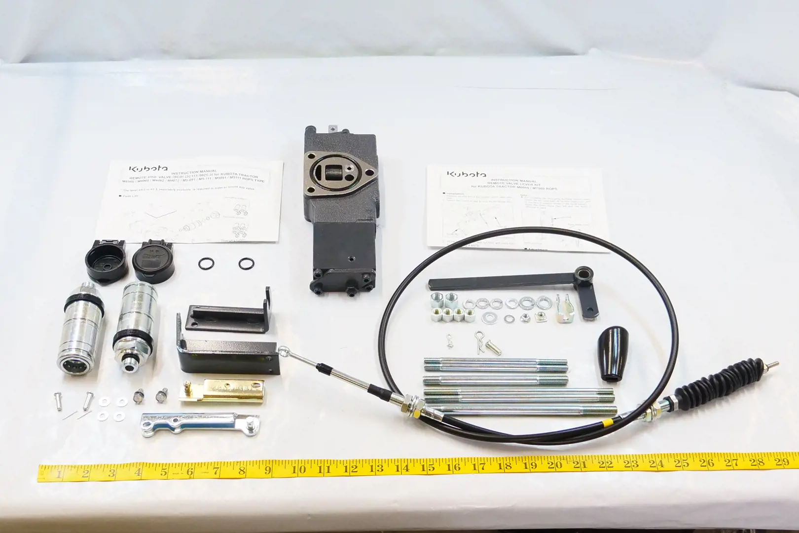 Kubota #M7607-M7604 2nd Rear Remote w/ SCD Valve - M60 Series ROPS