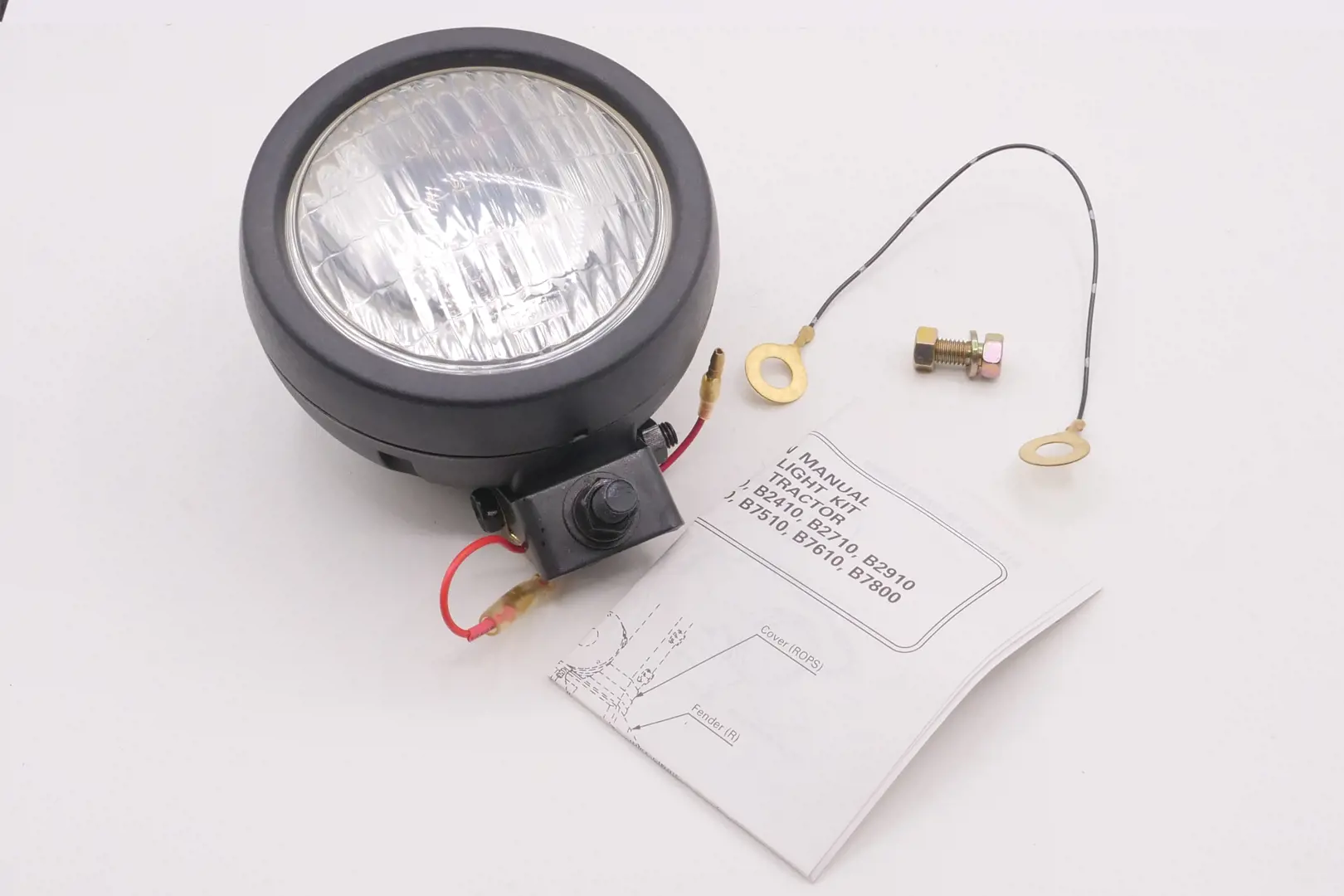 Kubota #B7331 Rear Work Light Kit - For Older B Series