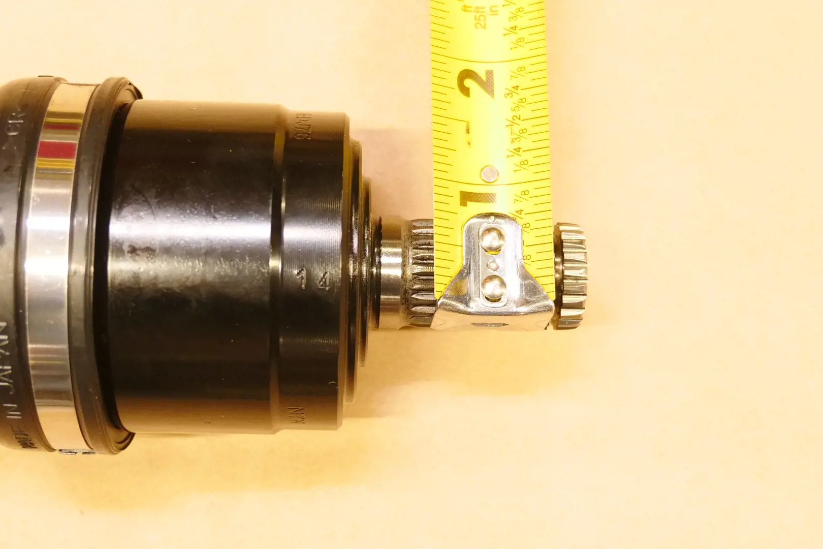 Kubota #K7621-15310 SHAFT,DRIVE,FRON