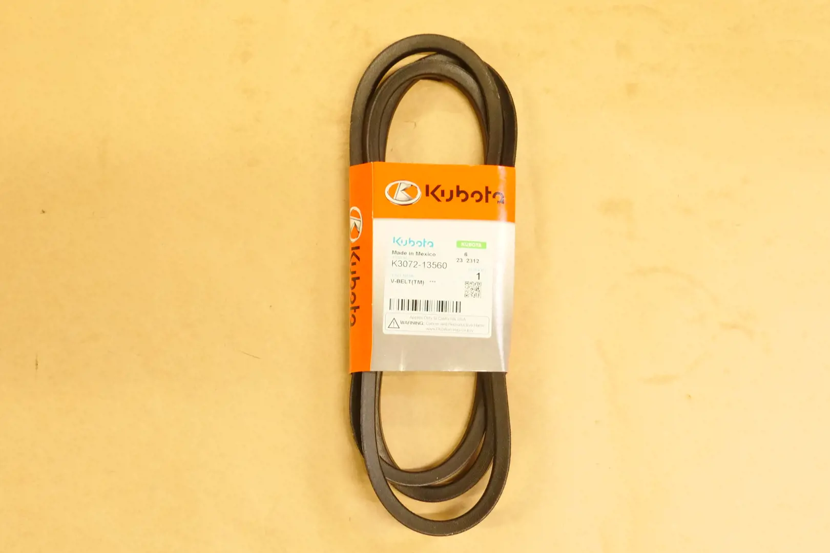 Kubota #K3072-13560 V-BELT(TM)