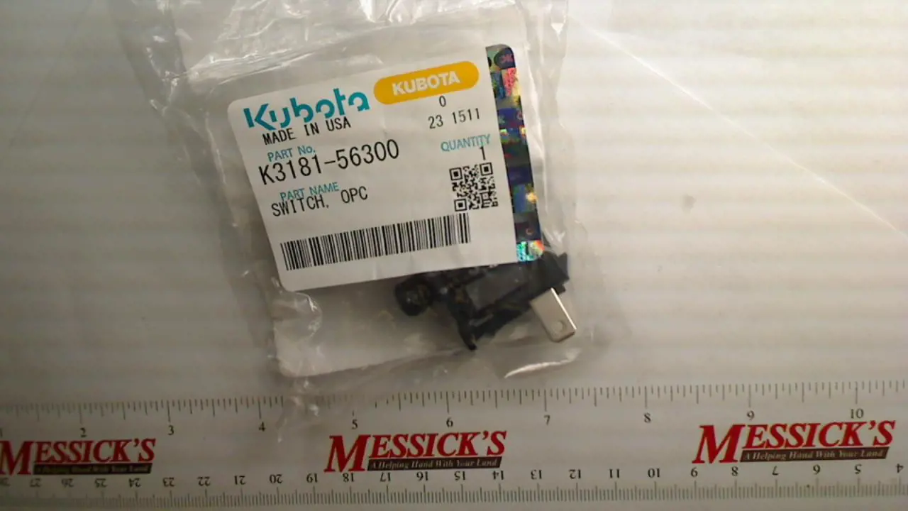 Kubota #K3181-56300 OPC SWITCH
