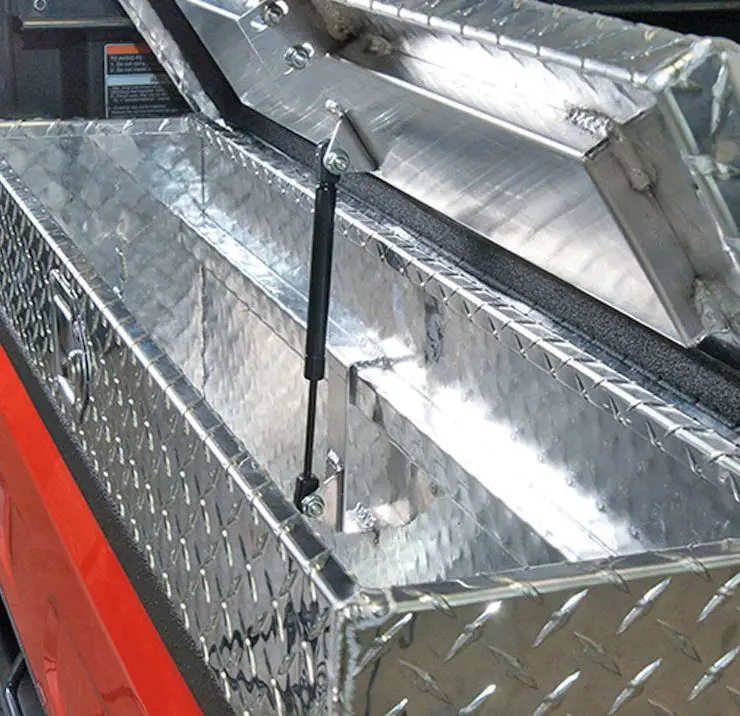 Orange Aftermarket #EM-WBKM SIDE MOUNT TOOL BOX FOR KUBOTA RTV'S