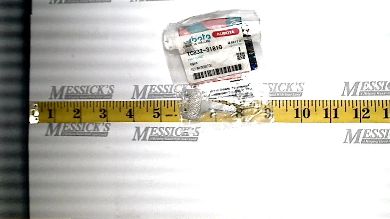 Kubota #TC832-31810 KEY,MAIN SWITCH