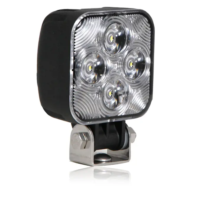 General #MWL-20 4 White LED Mini Square Work Light - 1000 Lumen 12/24VDC