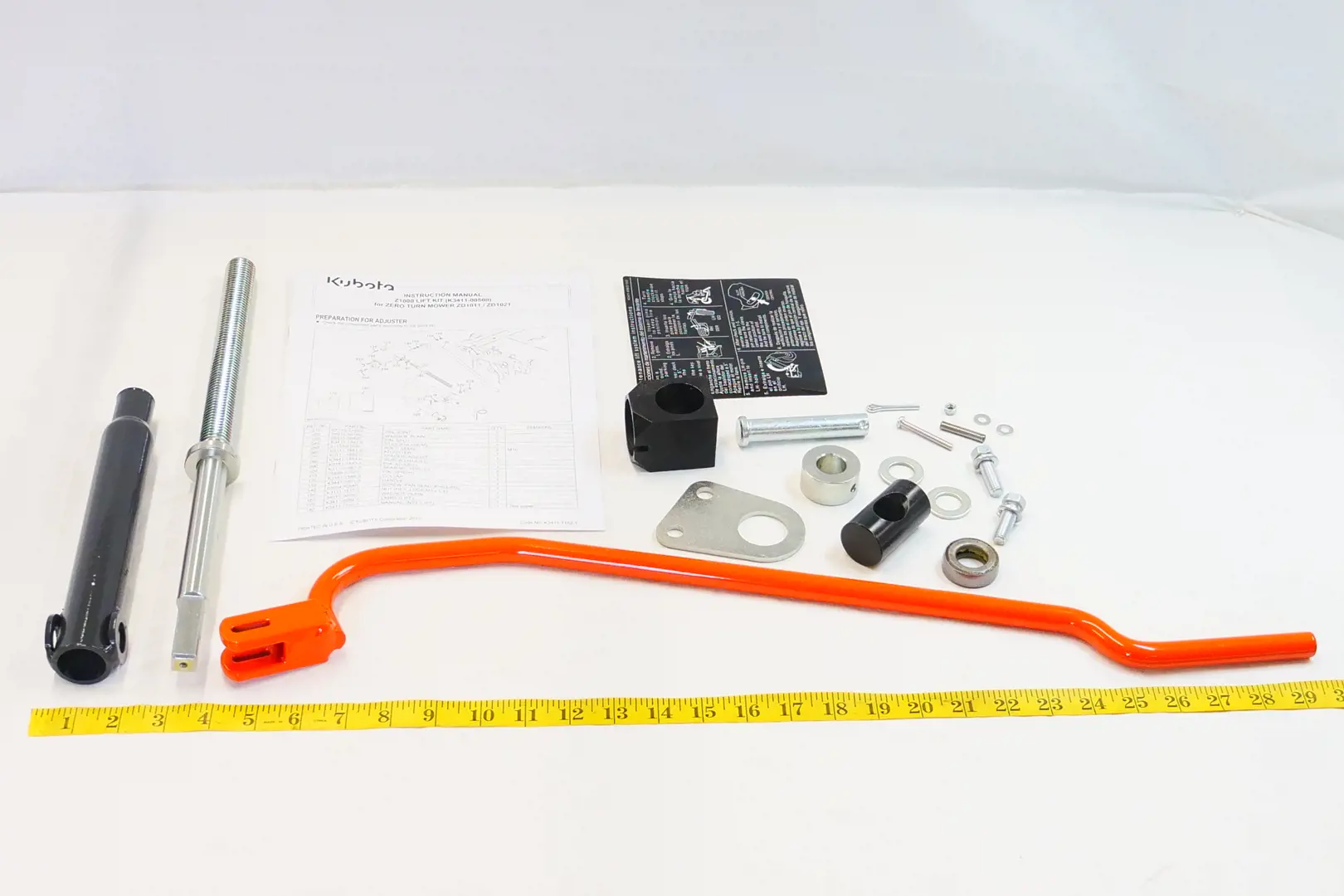 Kubota #ZD3117 Maintenance Lift Kit for ZD1000 Series