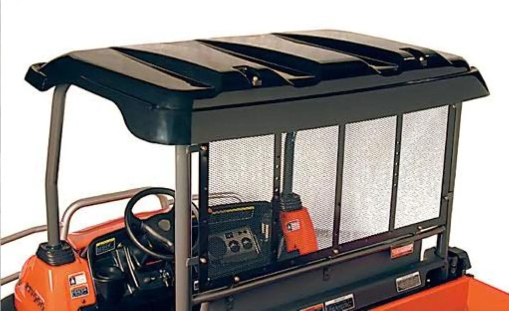 Kubota #K7561-99390 Black Plastic Canopy for RTV900