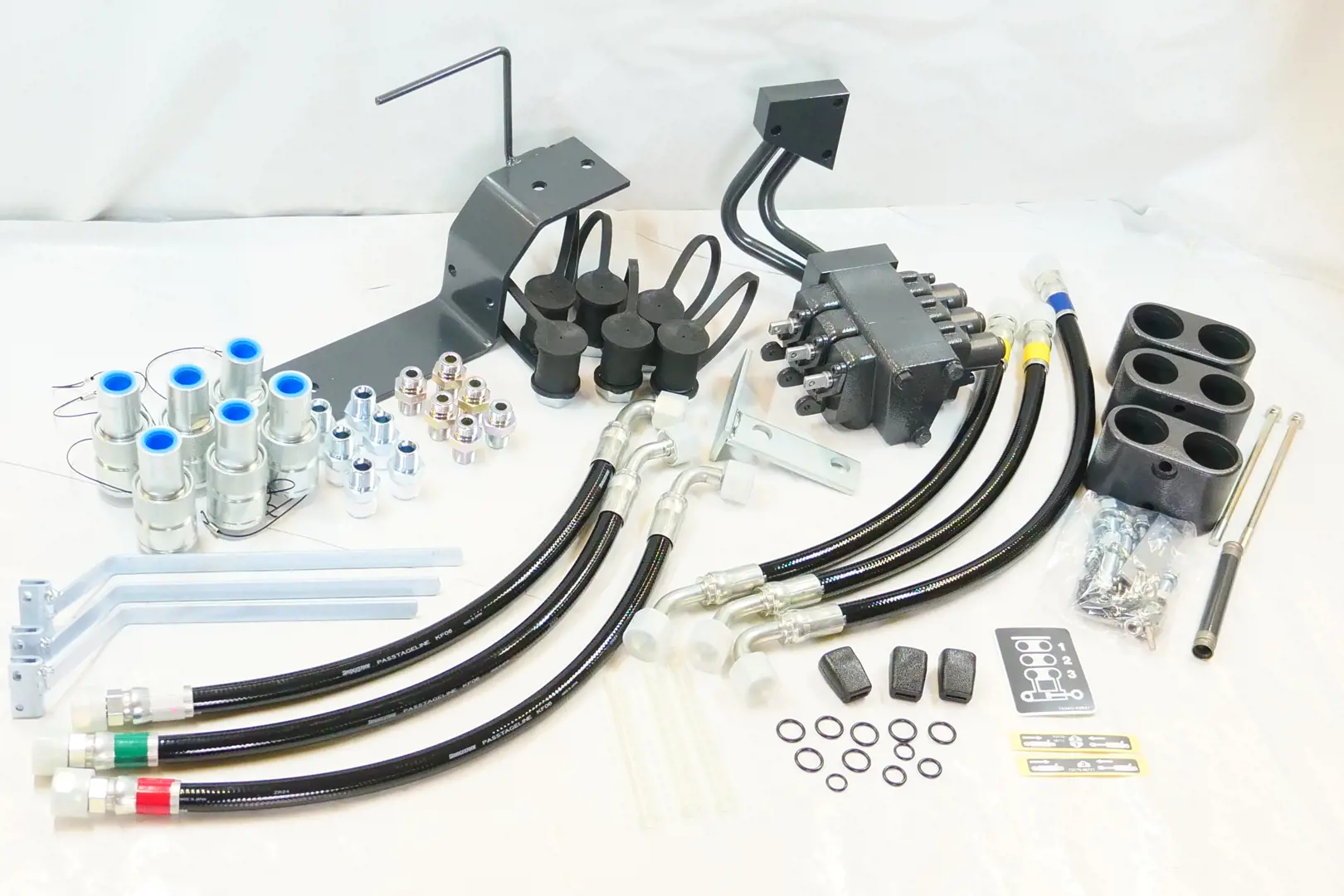 Kubota #L8409 Triple Rear Remote Valve Kit - Grand L10 Series