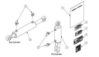 Hydraulic Top and Tilt Cylinders