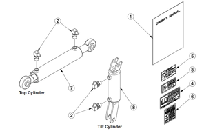 Hydraulic Top and Tilt Cylinders